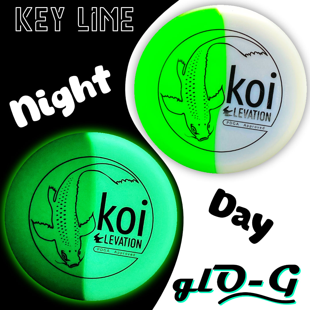 Elevation Discs GlO-G Koi – Chain Reaction Disc Golf Supply